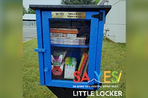 SA YES Transforms “Little Library” Into a “Little Locker” to Keep ...